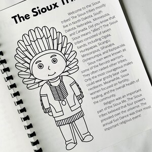10 Prominent Native American Tribe Reading 1-pagers and Coloring Sheets ...