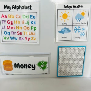 Early Education Learning Board: Interactive Mini Tri-fold - Covers ...