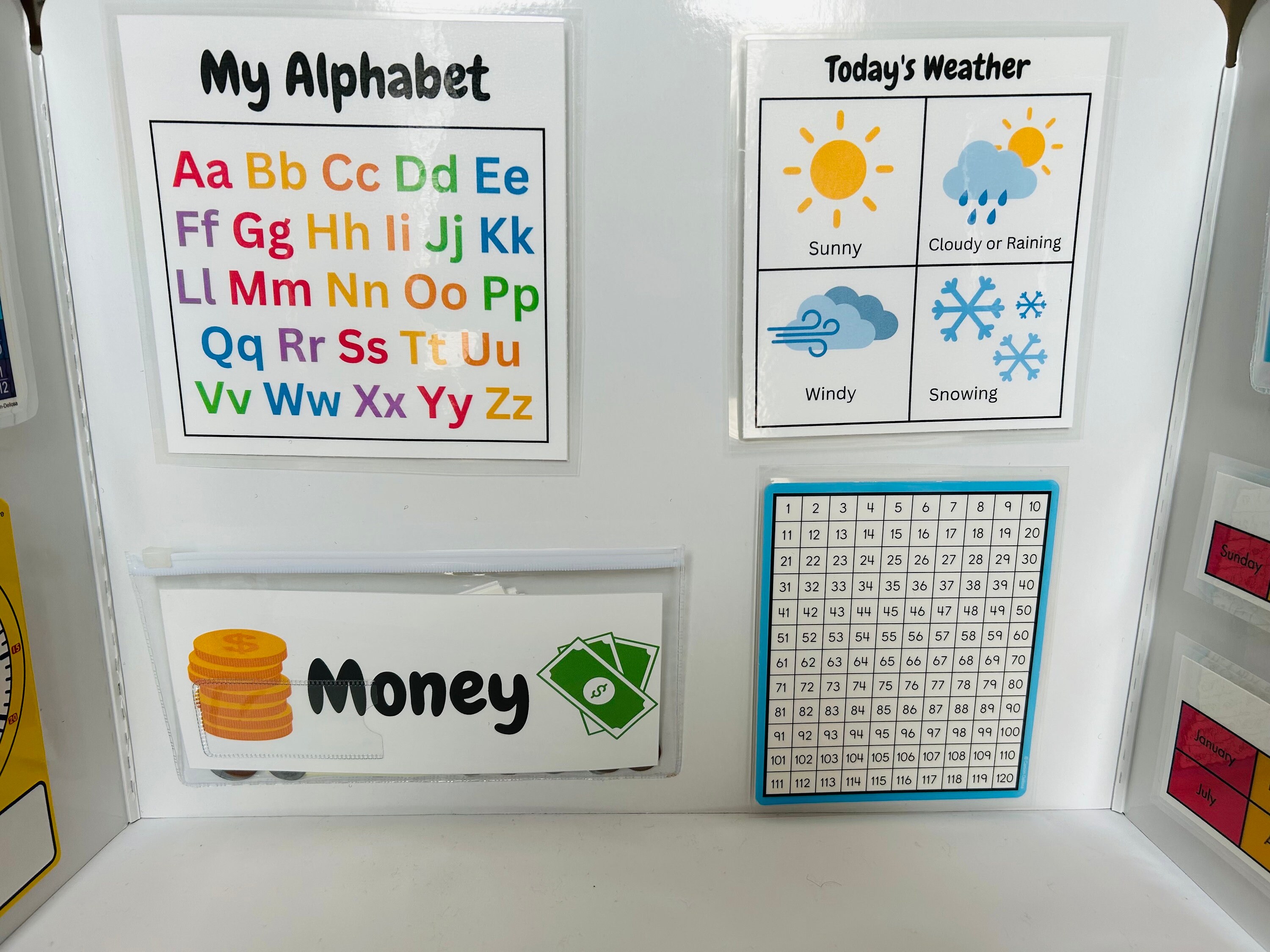 Early Education Learning Board: Interactive Mini Tri-fold - Covers ...