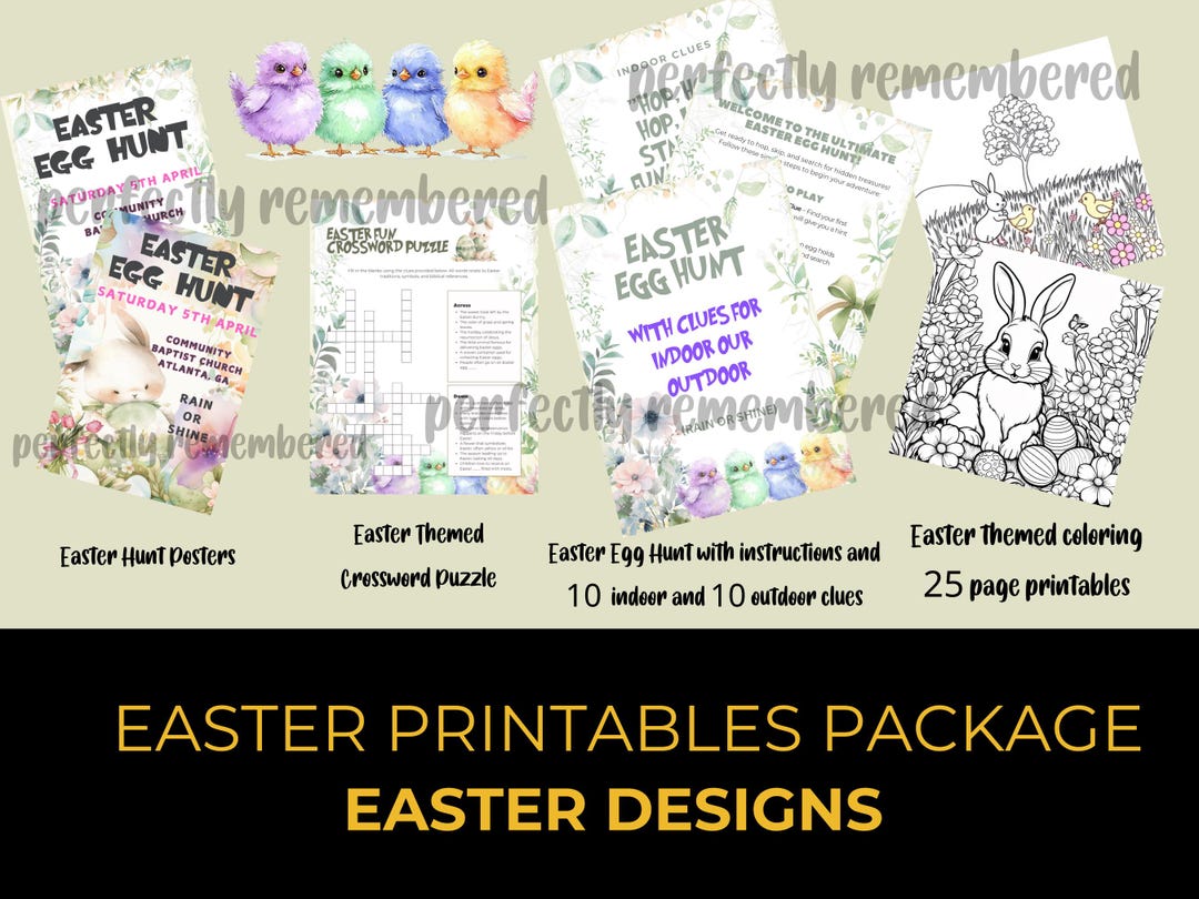 Editable Easter Egg Hunt Poster, Customizable Easter Poster, Easter Fun ...