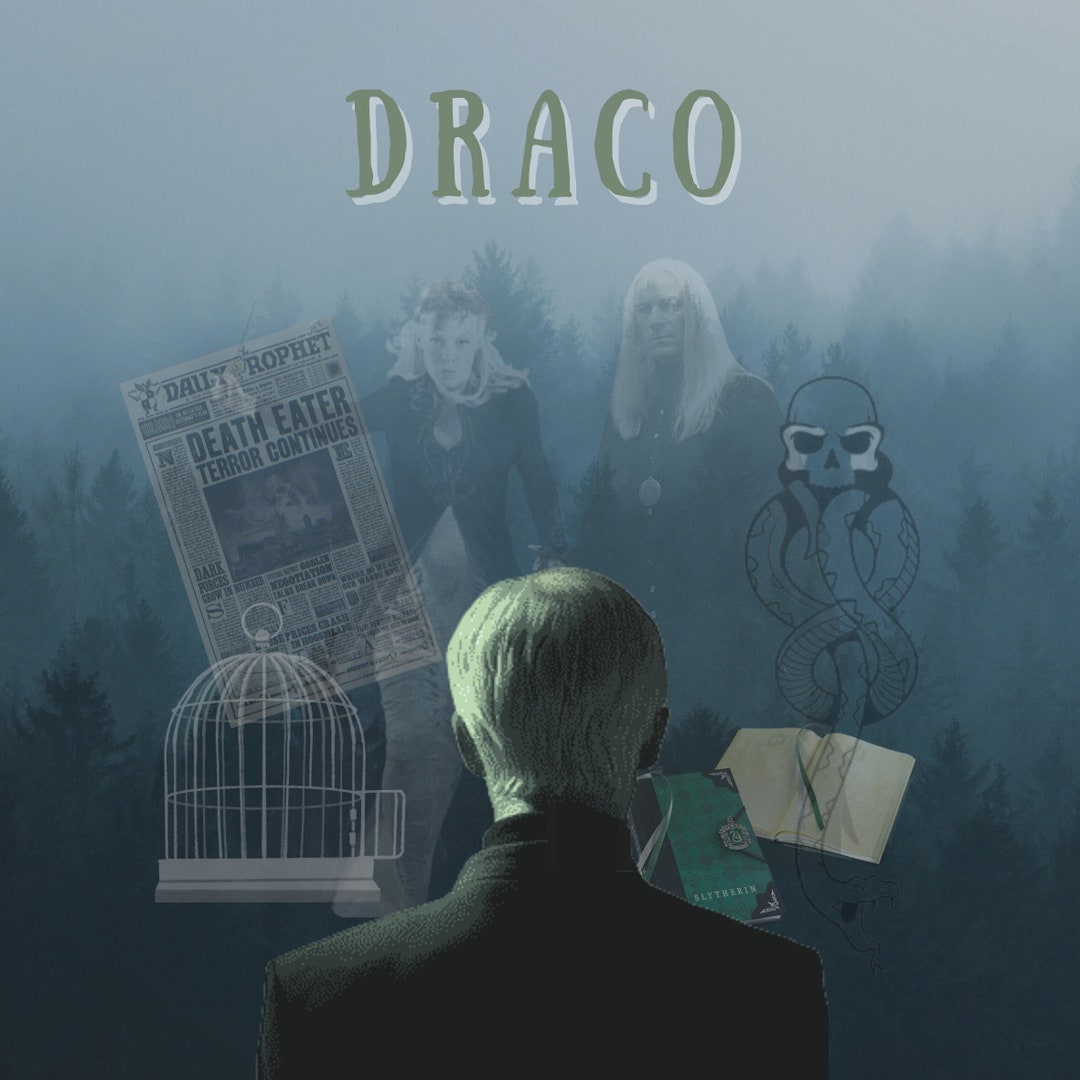 Harry Potter Sticker DRACO Harry Potter Stickers Movie and - Etsy
