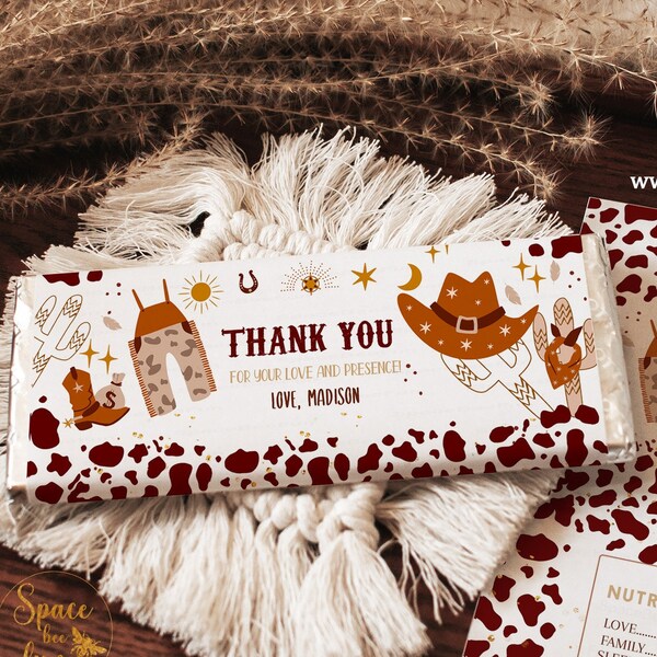 Cowboy Chocolate Bar - Etsy