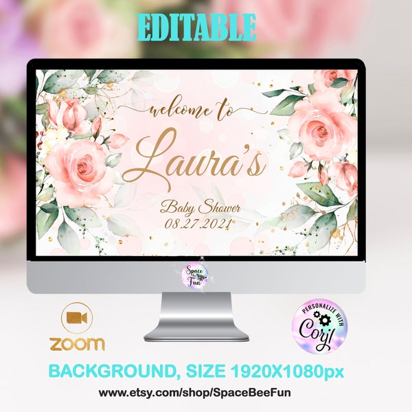 Baby Shower Teams Background - Etsy