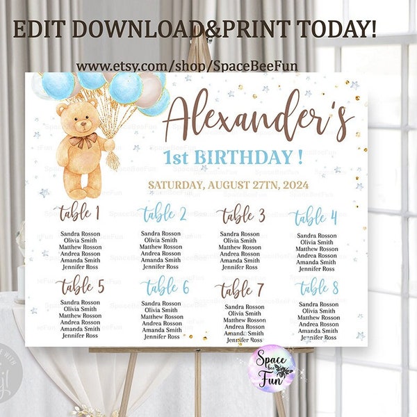Birthday Chart - Etsy