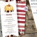 EDITABLE Pumpkin Menu Card, Birthday Pumpkin Menu Card, Baby Shower ...