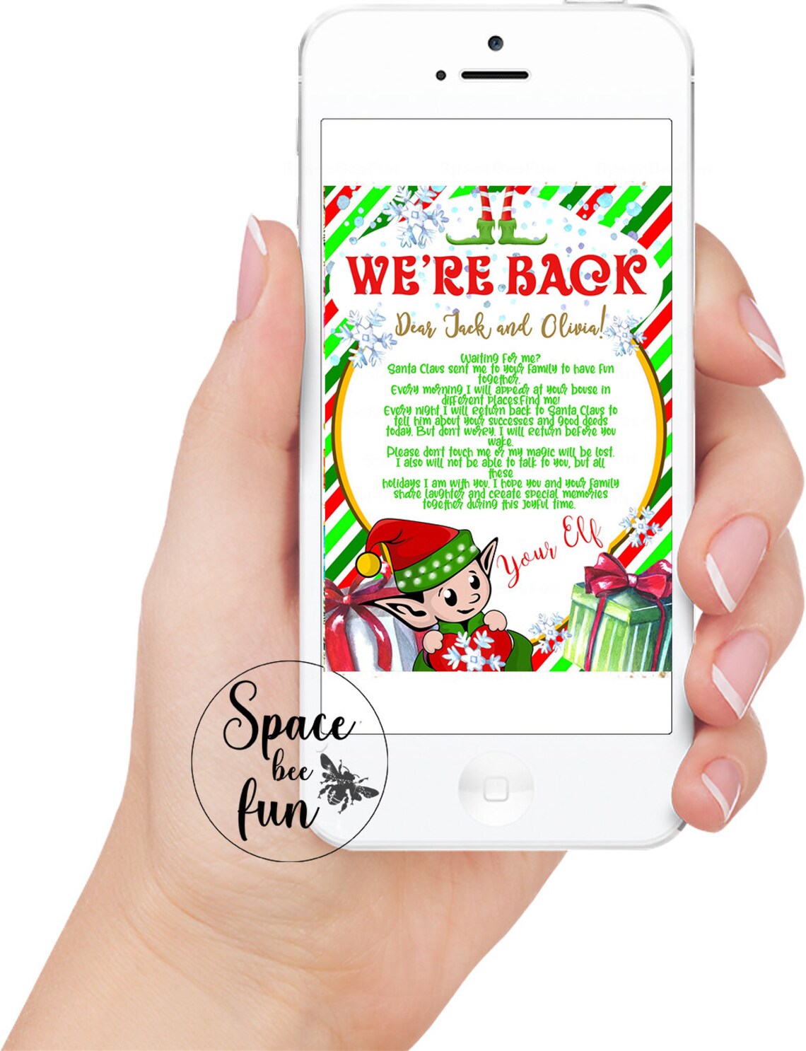 Editable Elf Letter Printable Letter From Elf Your Elf - Etsy