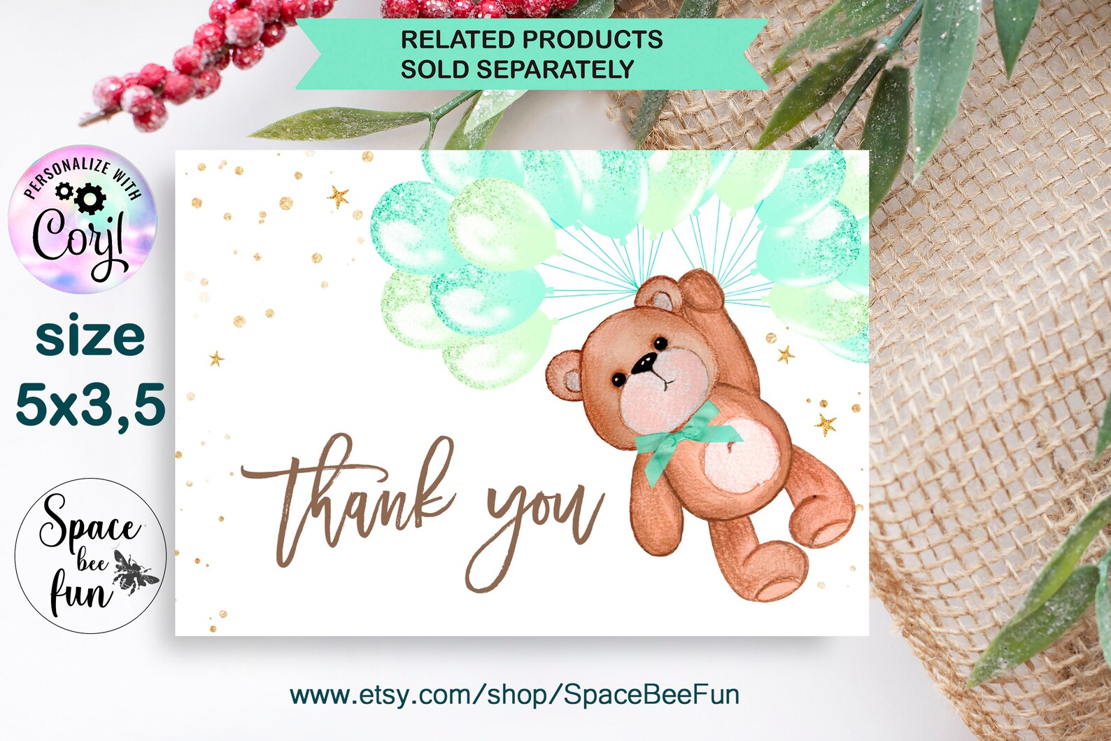 Editable Teddy Bear Baby Shower Favors Gift Tags Favor Tag | Etsy