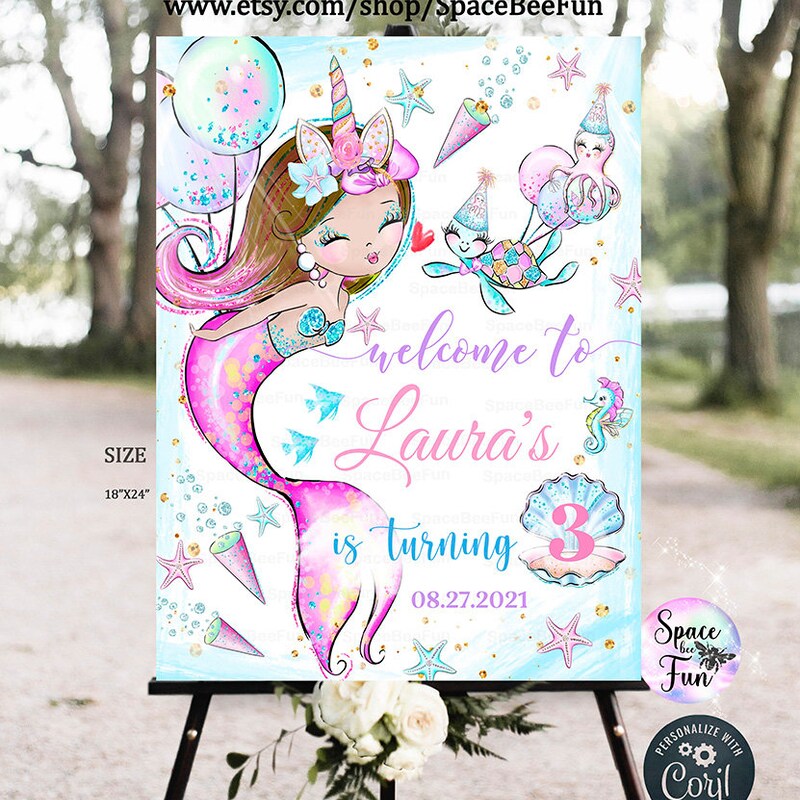 Printable Mermaid - Etsy