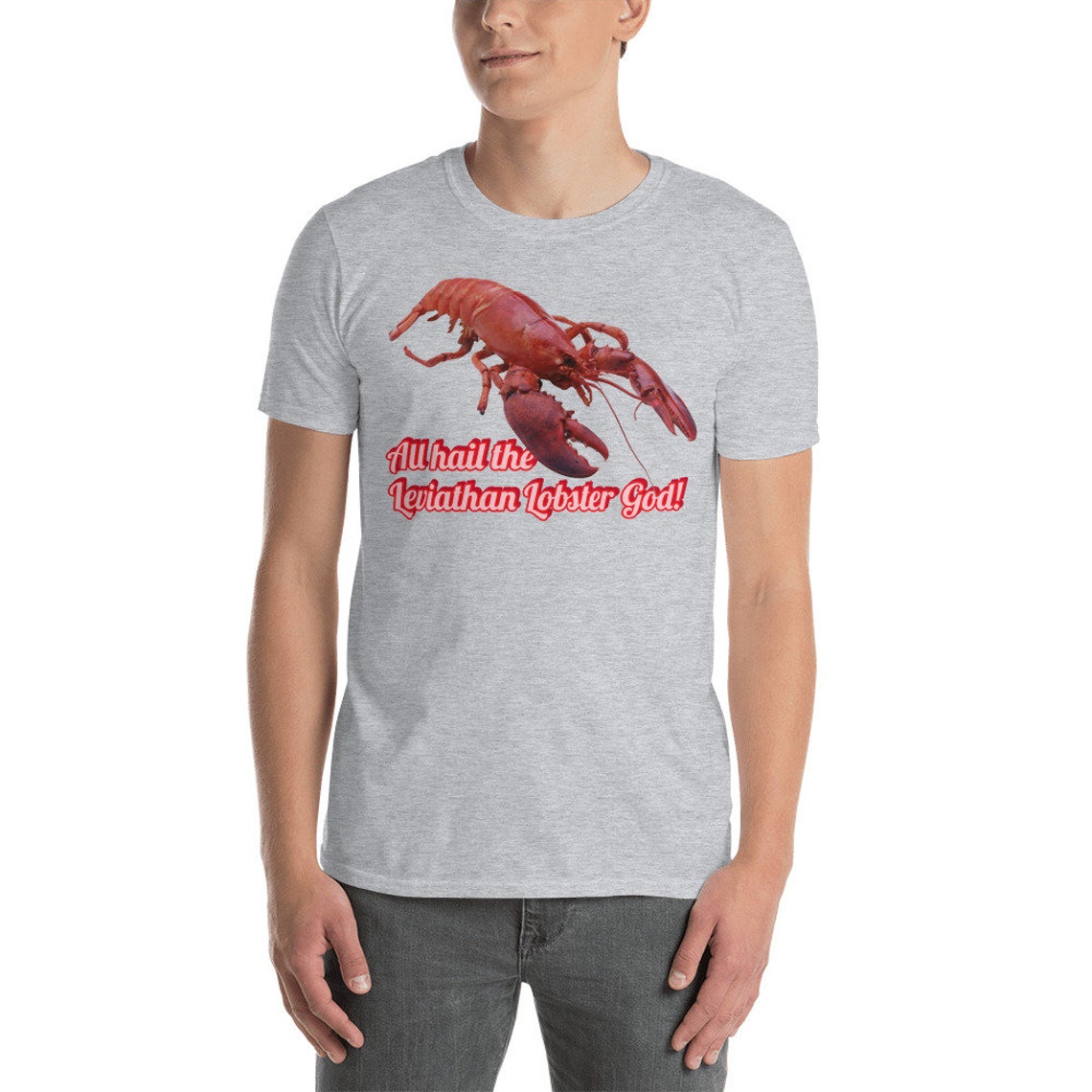 All hail the leviathan lobster god short sleeve unisex shirt | Etsy