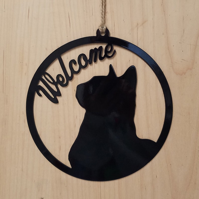 Cat Welcome Sign - Etsy