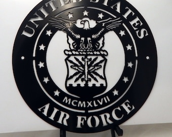 Custom Wood Sign Air Force Military Sign Personalized - Etsy