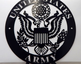 Army Flag Metal Sign - Etsy