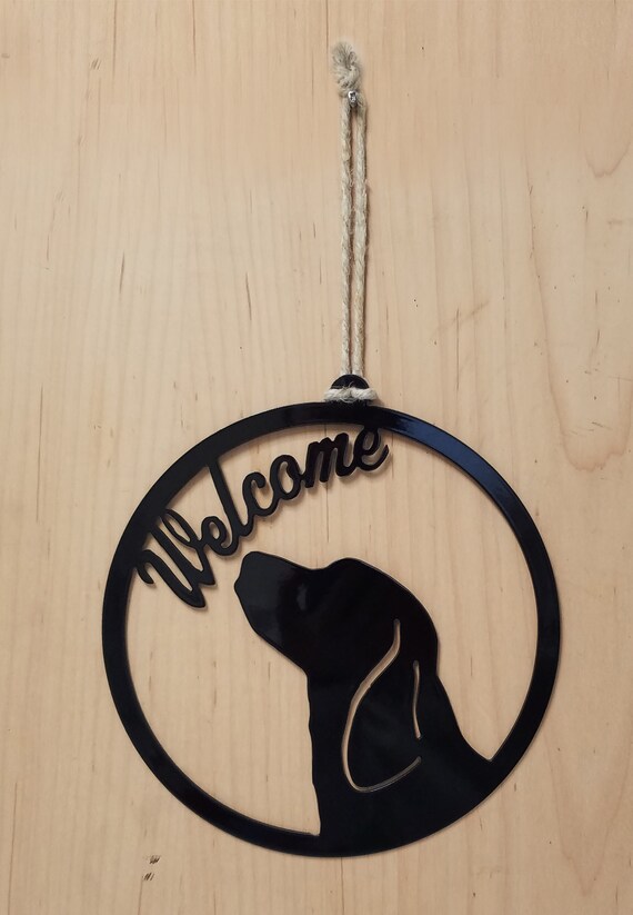 Beagle Welcome Sign Hanger | Etsy