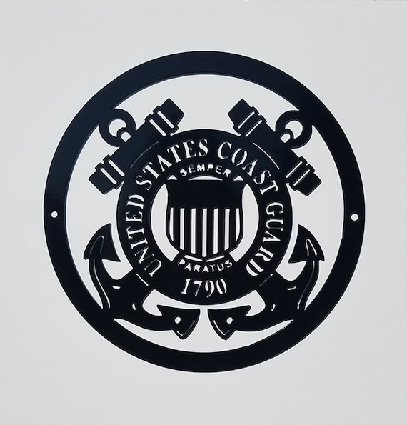 United States Coast Guard Steel Sign 12x12 | Etsy