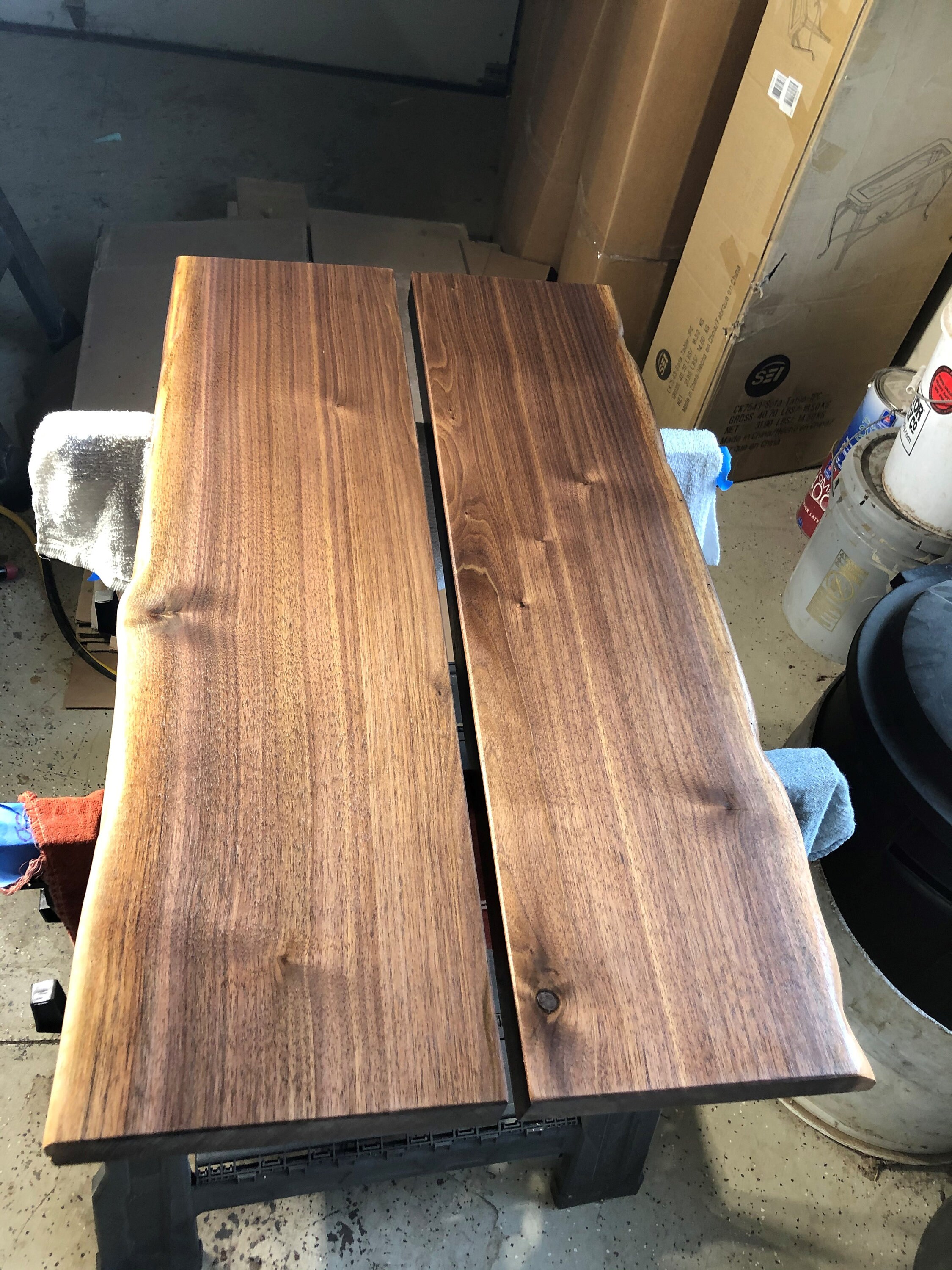 Shelving - Live Edge Black Walnut in 8"-10" Widths - Etsy