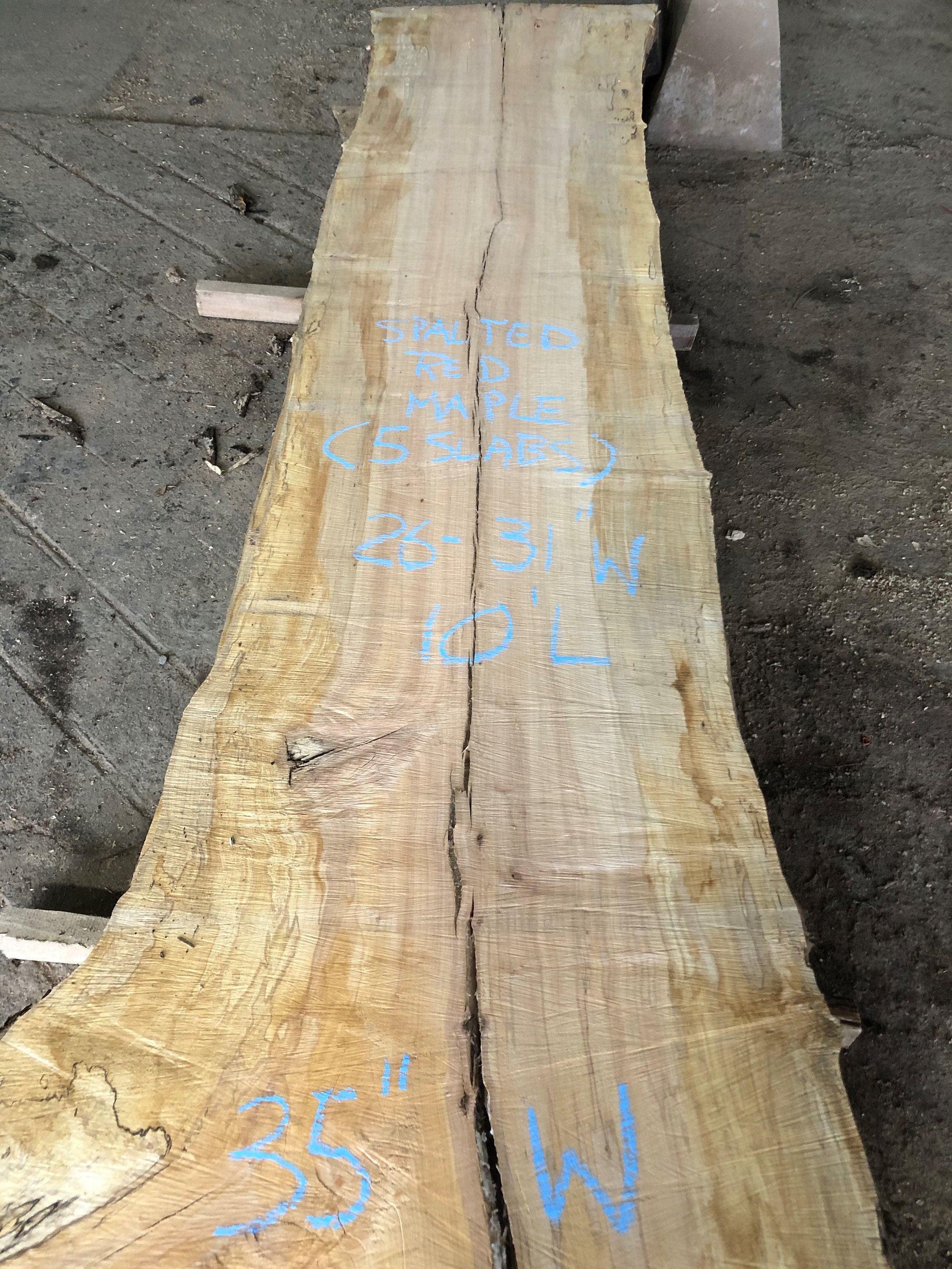 Extra Wide and Long Live Edge Slabs - Etsy