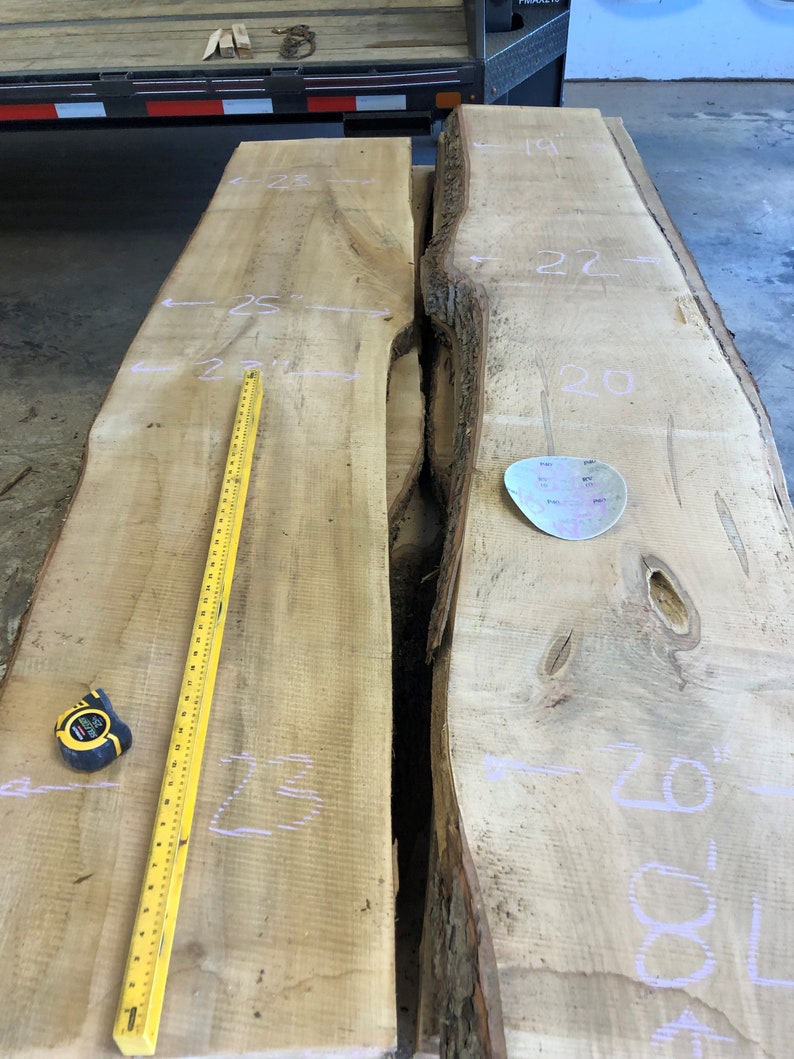 Maple Live Edge Highly Figured Ambrosia Maple up to - Etsy
