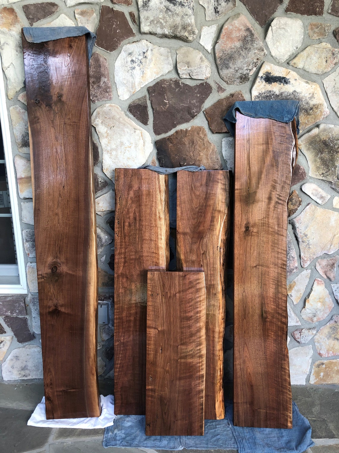 Shelving - Live Edge Black Walnut in 8"-10" Widths - Etsy