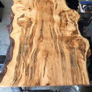 Figured Maple Live Edge Slabs - LARGE, up to 102" Long and 20+"wide - Etsy