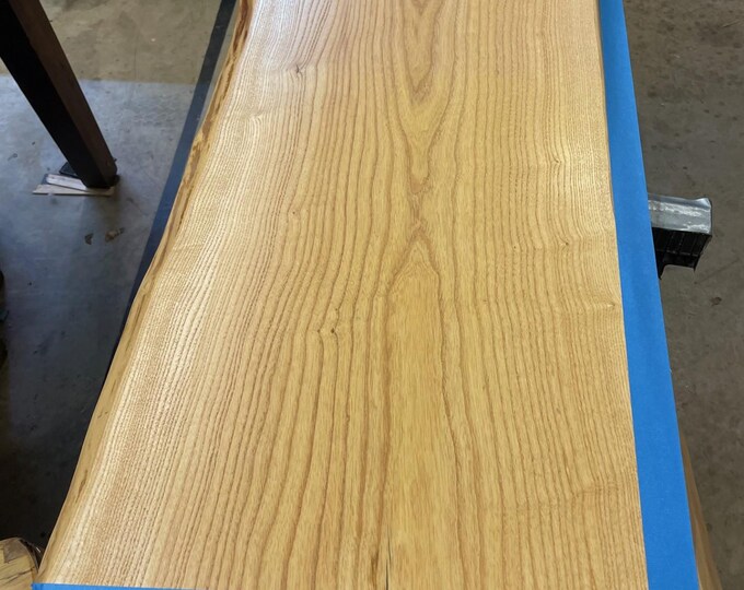 Kaitlin Special Order - 36" Long White Ash Shelf With Backside Cut ...