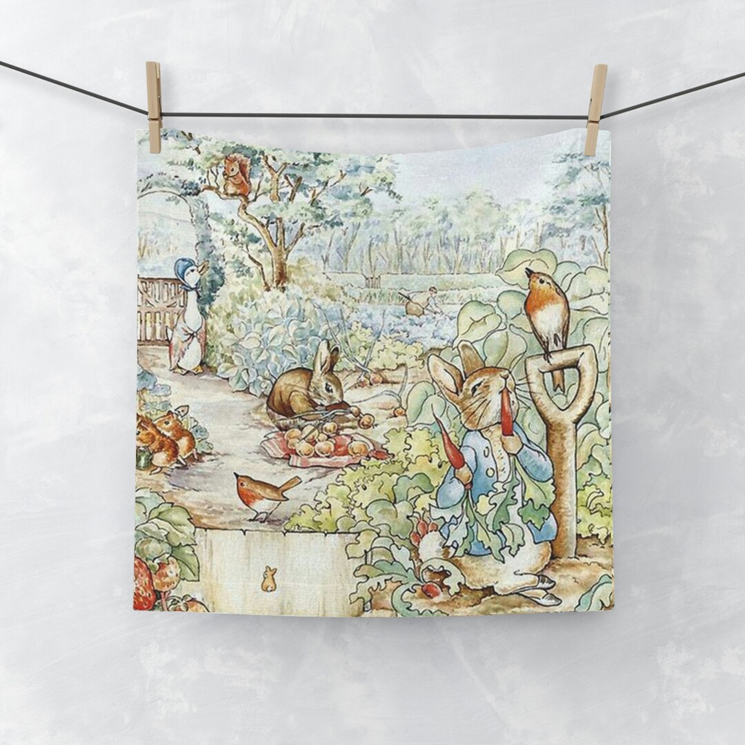 Peter Rabbit Face Towel Beatrice Potter Beatrix Baby Wash - Etsy