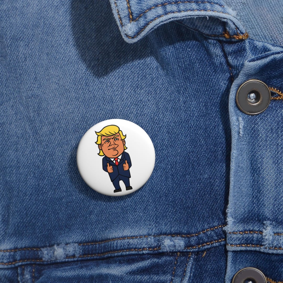 Happy Trump Pin, Trump 2026 Buttons, Trump Pins, Patriotic Pin, Funny ...