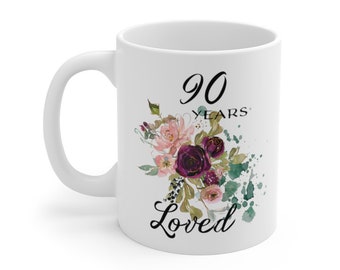 90th Birthday Mug | Etsy