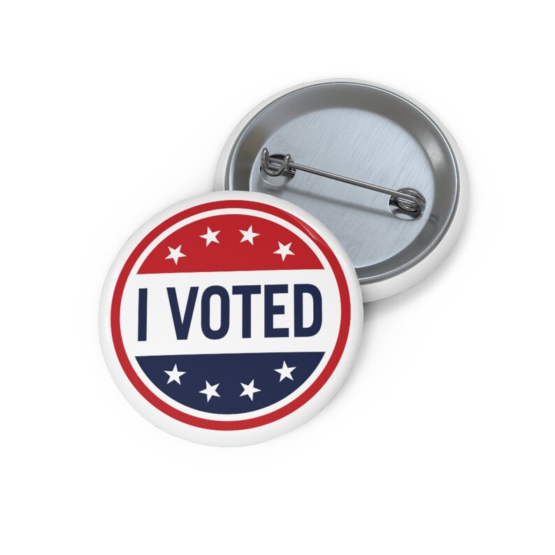 I Voted Pin Patriotic Pin Vote Pin Patriotic Button | Etsy