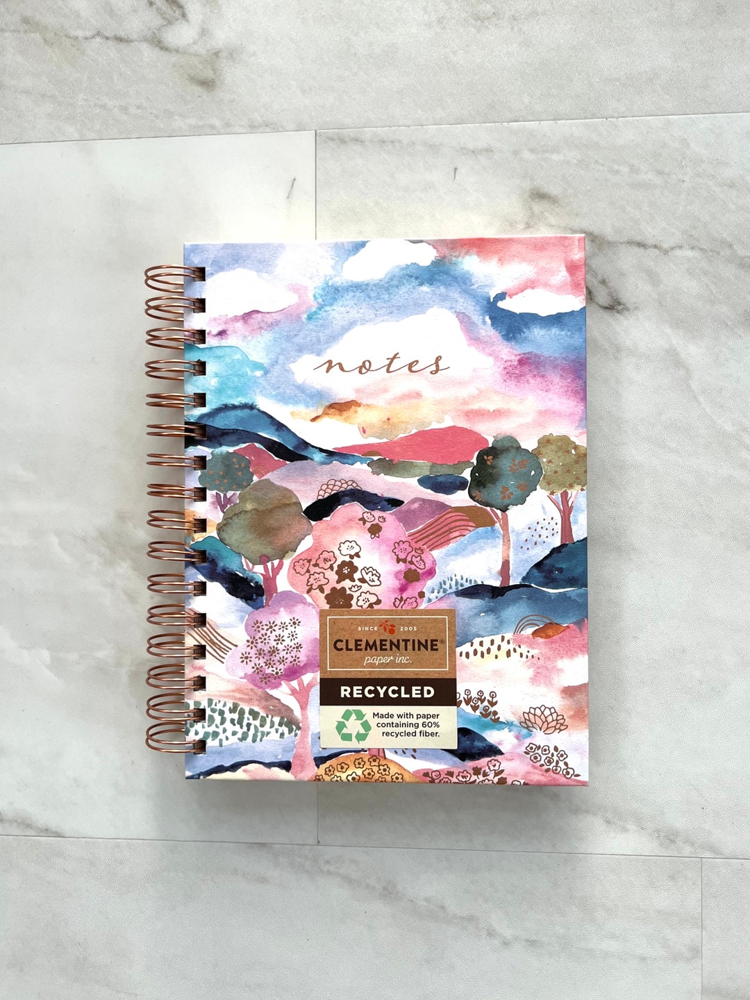 CLEMENTINE "promised Land" Notebook Journal 8.25”L X 6”W, 250 Lined ...