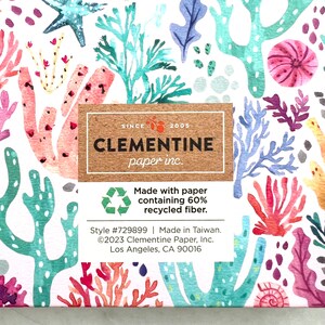 CLEMENTINE "under the Sea " Notebook Journal 8.25”L X 6”W, 250 Lined ...