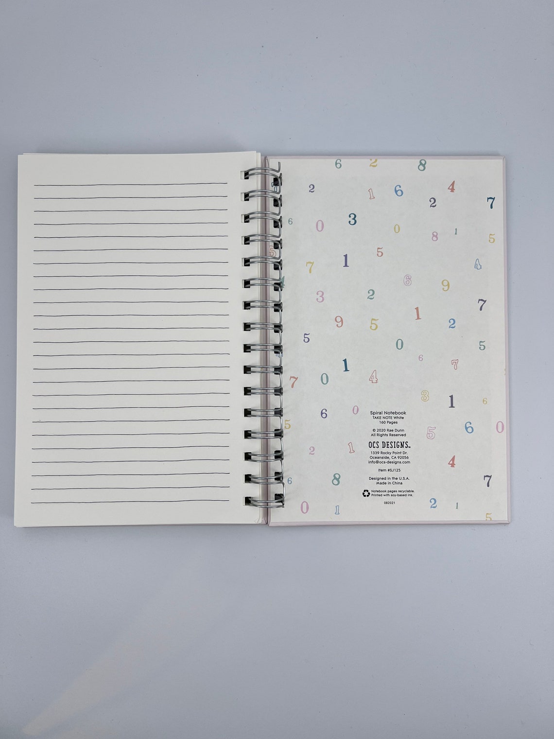 RAE DUNN “take Note” Notebook Journal, 8.75”W X 5.75” L, Hard Cover ...
