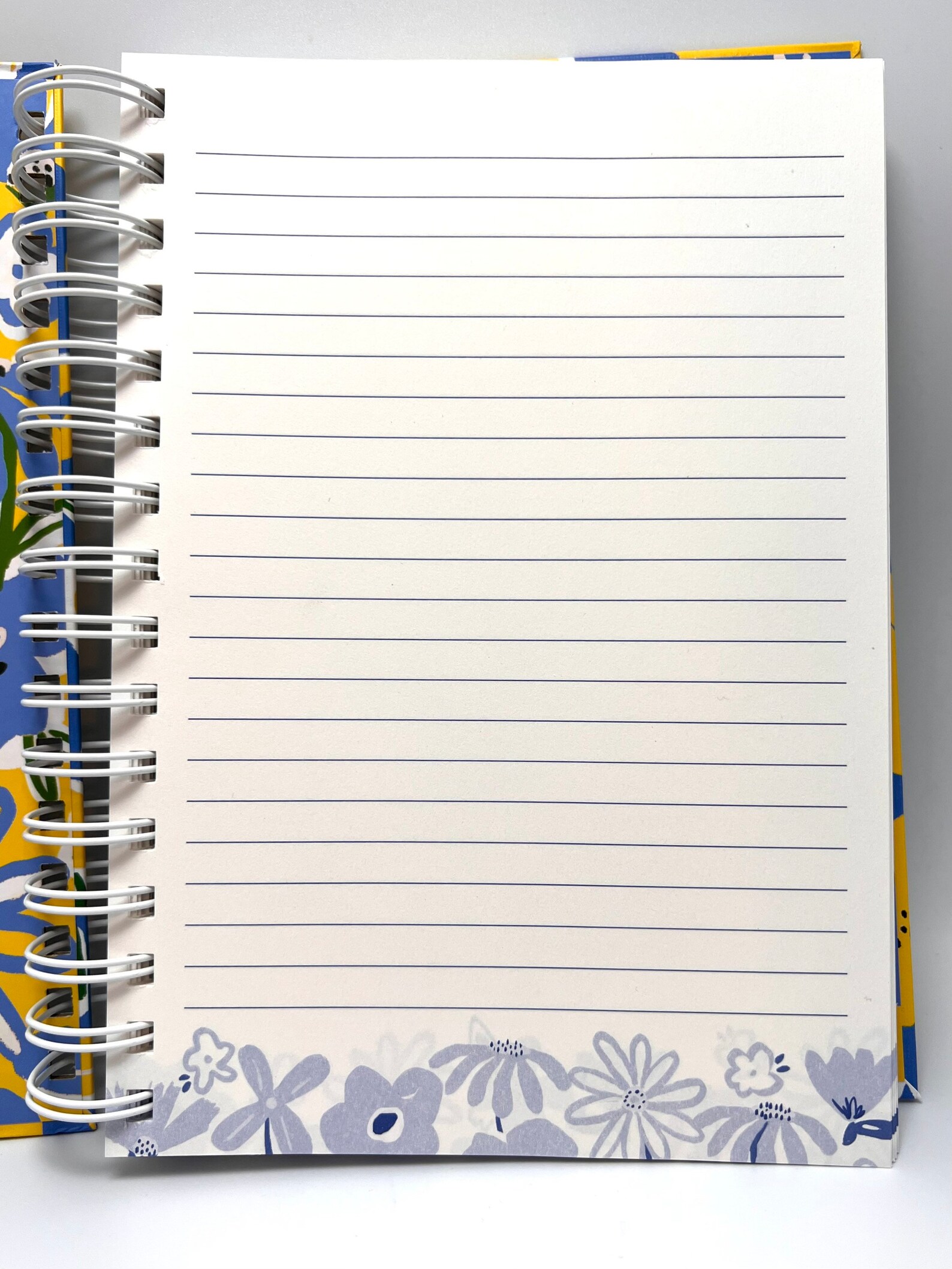 Yellow Flowers MOLLY & REX Notebook Journal, 8.5” L X 6” W, 250 Lined ...