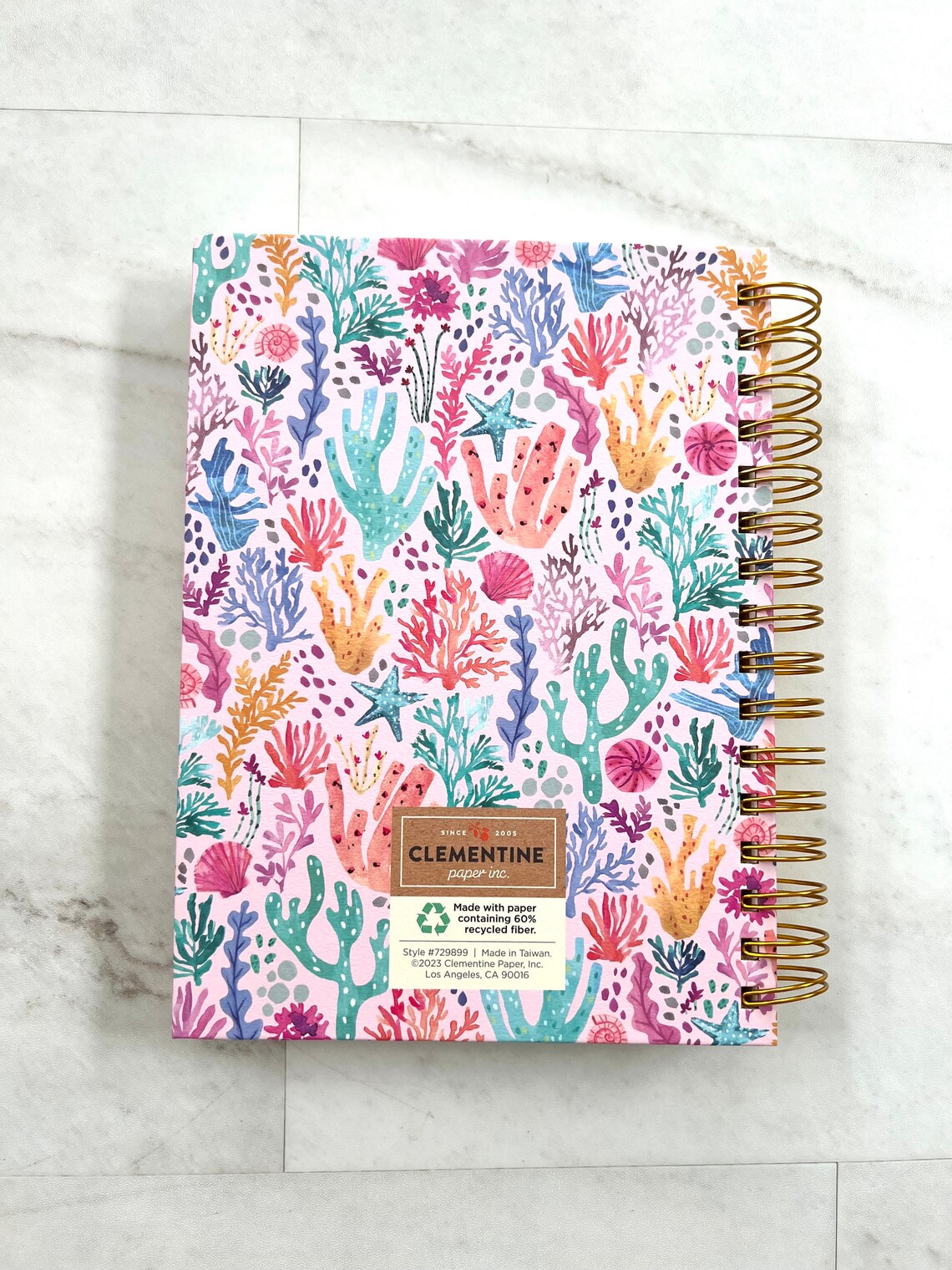 CLEMENTINE "under the Sea " Notebook Journal 8.25”L X 6”W, 250 Lined ...