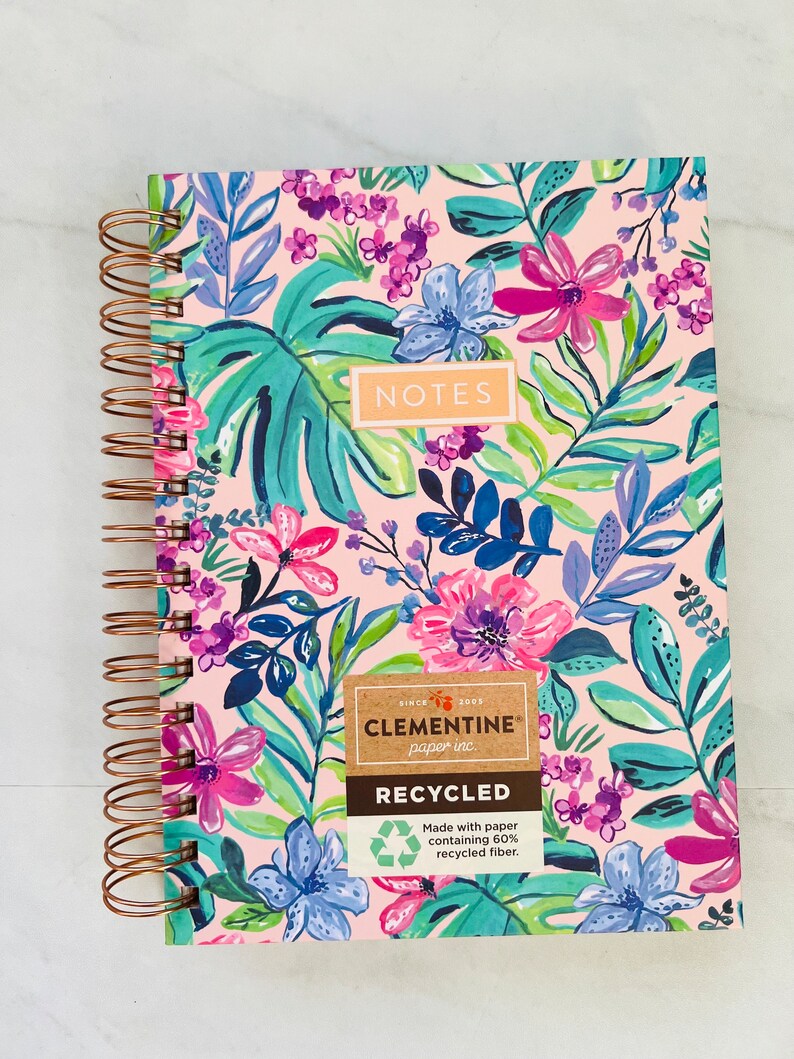 CLEMENTINE Tropical Paradise Notebook Journal 8.50L X 6.25W, 250 Pages ...