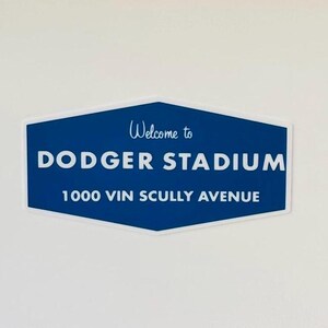 Welcome to Dodger Stadium Signage, Acrylic Dodger Sign - Etsy