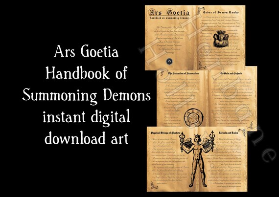 ASTAROTH Ars Goetia Demons ~ Instant Digital Download Pages/Magic ...