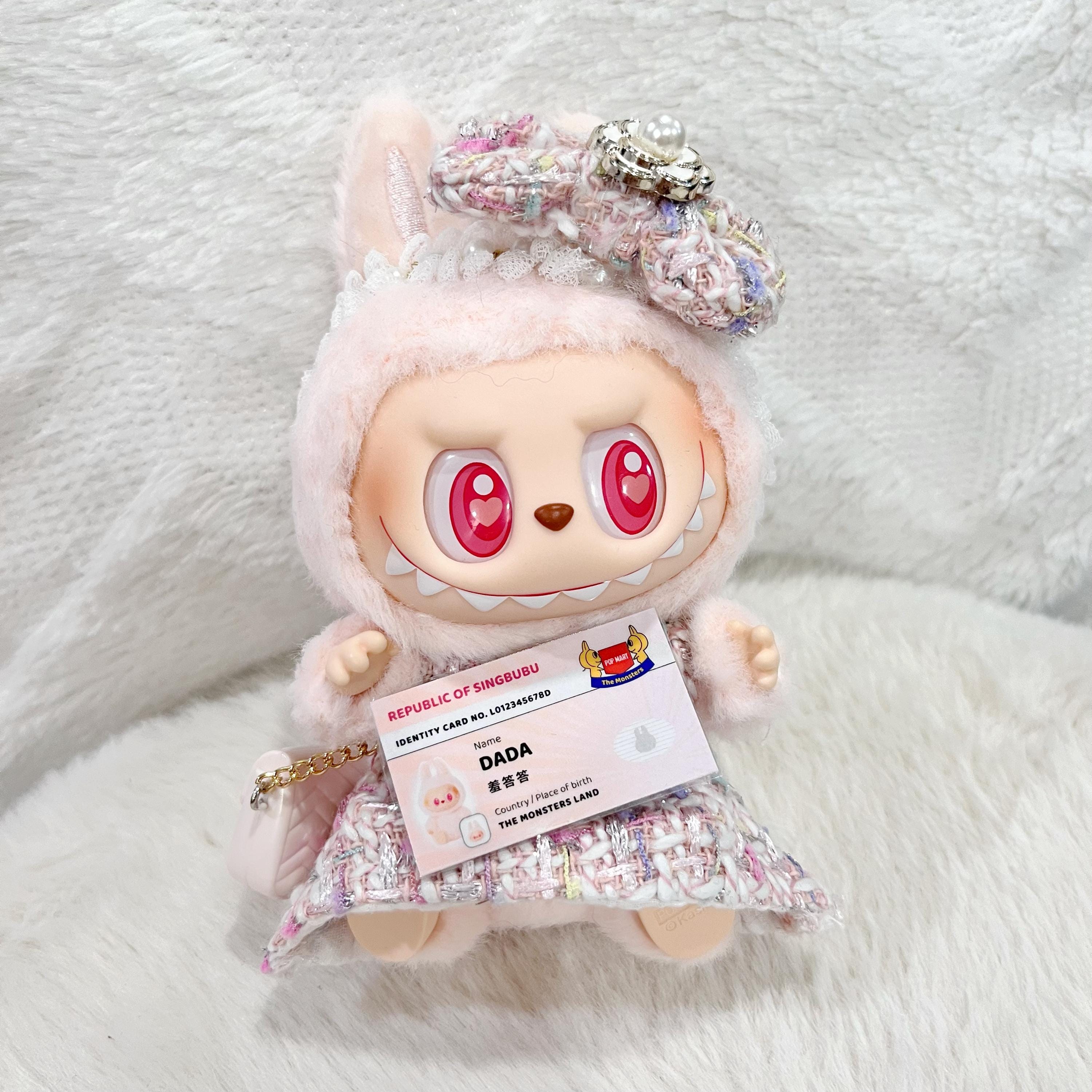 Labubu Mini Identity Card Singapore NIRC Labubu - Etsy UK