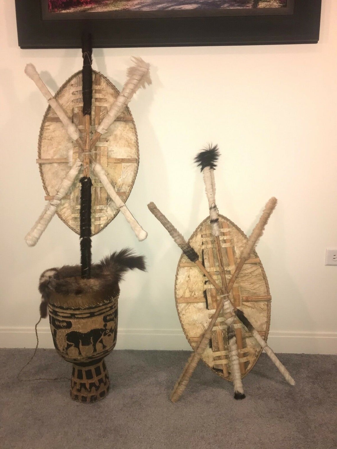 Rare Ngoni Tribal Shields Original Set From Malawi Africa - Etsy