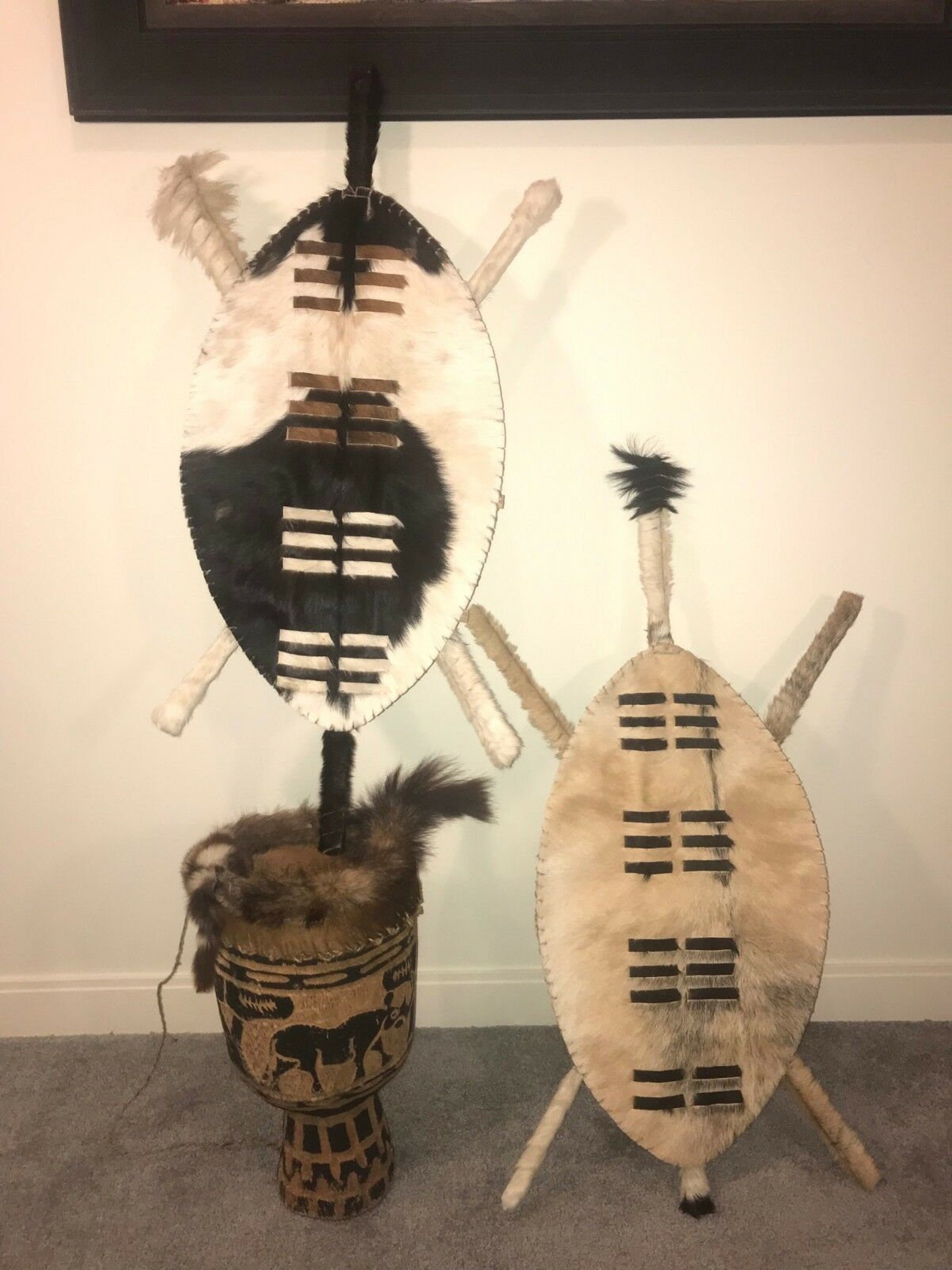 Rare Ngoni Tribal Shields Original Set From Malawi Africa - Etsy