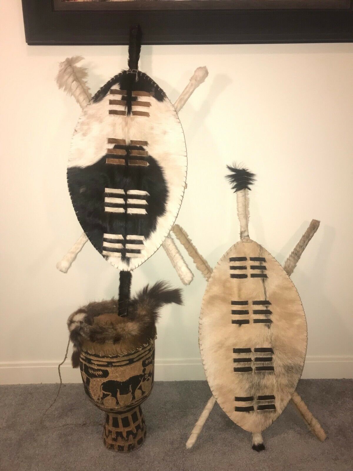 Rare Ngoni Tribal Shields Original Set From Malawi Africa - Etsy