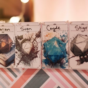 D20 D&D 5e Initiative Tracker, Reusable Dungeons and Dragons, Character ...