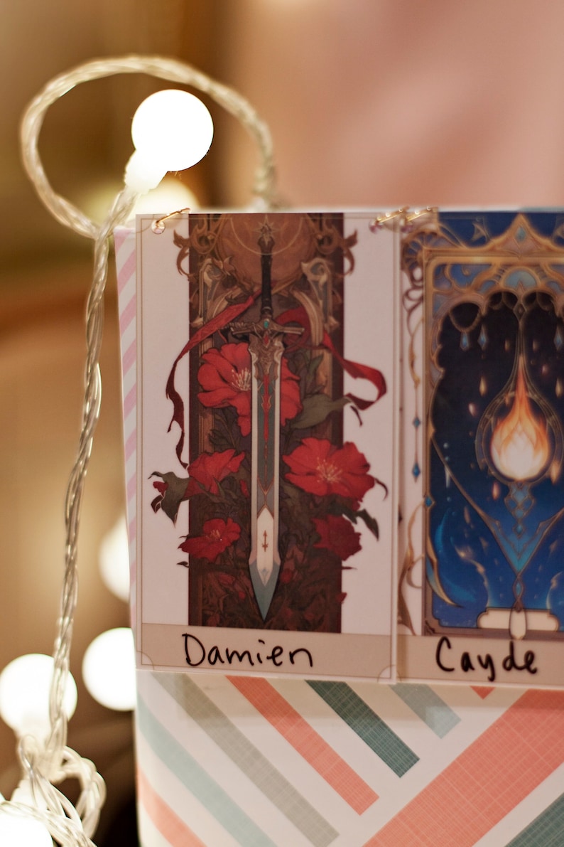 Dungeons and Dragons Tarot Initiative Tents | Reusable DM Screen ...