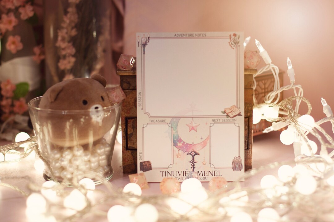 Personalized Dnd Session Notes | Dnd Notebook | Dnd Notepad | D&D ...