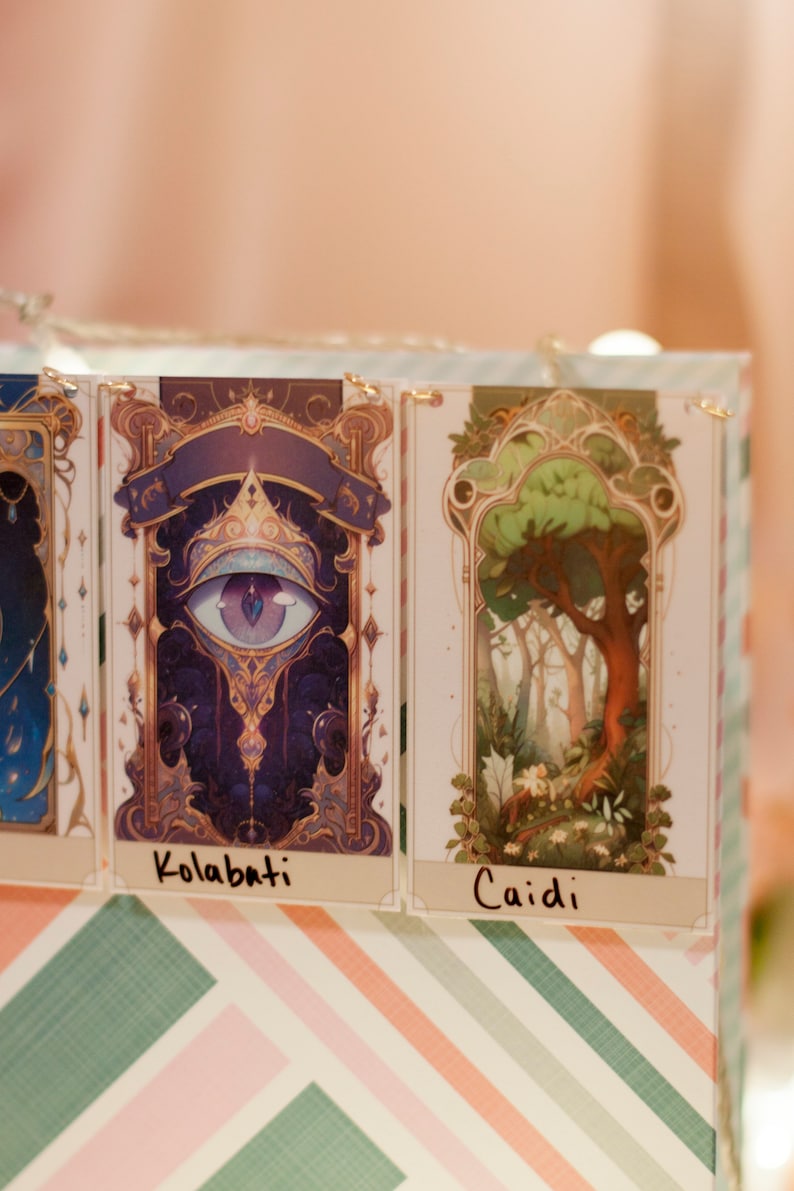 Dungeons and Dragons Tarot Initiative Tents | Reusable DM Screen ...