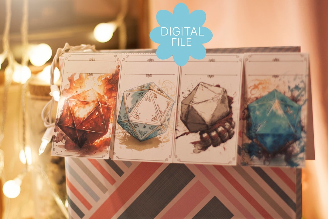 DIGITAL-D20 D&D 5e Initiative Tracker, Printable Dungeons and Dragons ...