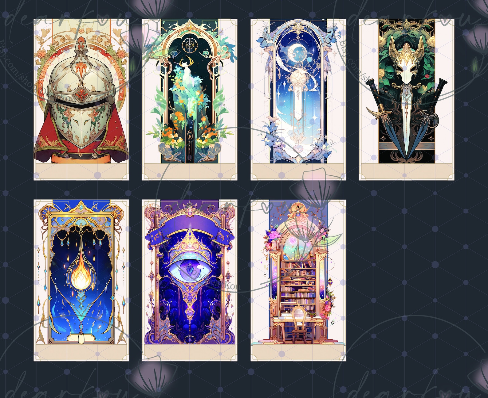 Tarot Card D&D 5e Initiative Tracker, Reusable Dungeons and Dragons ...