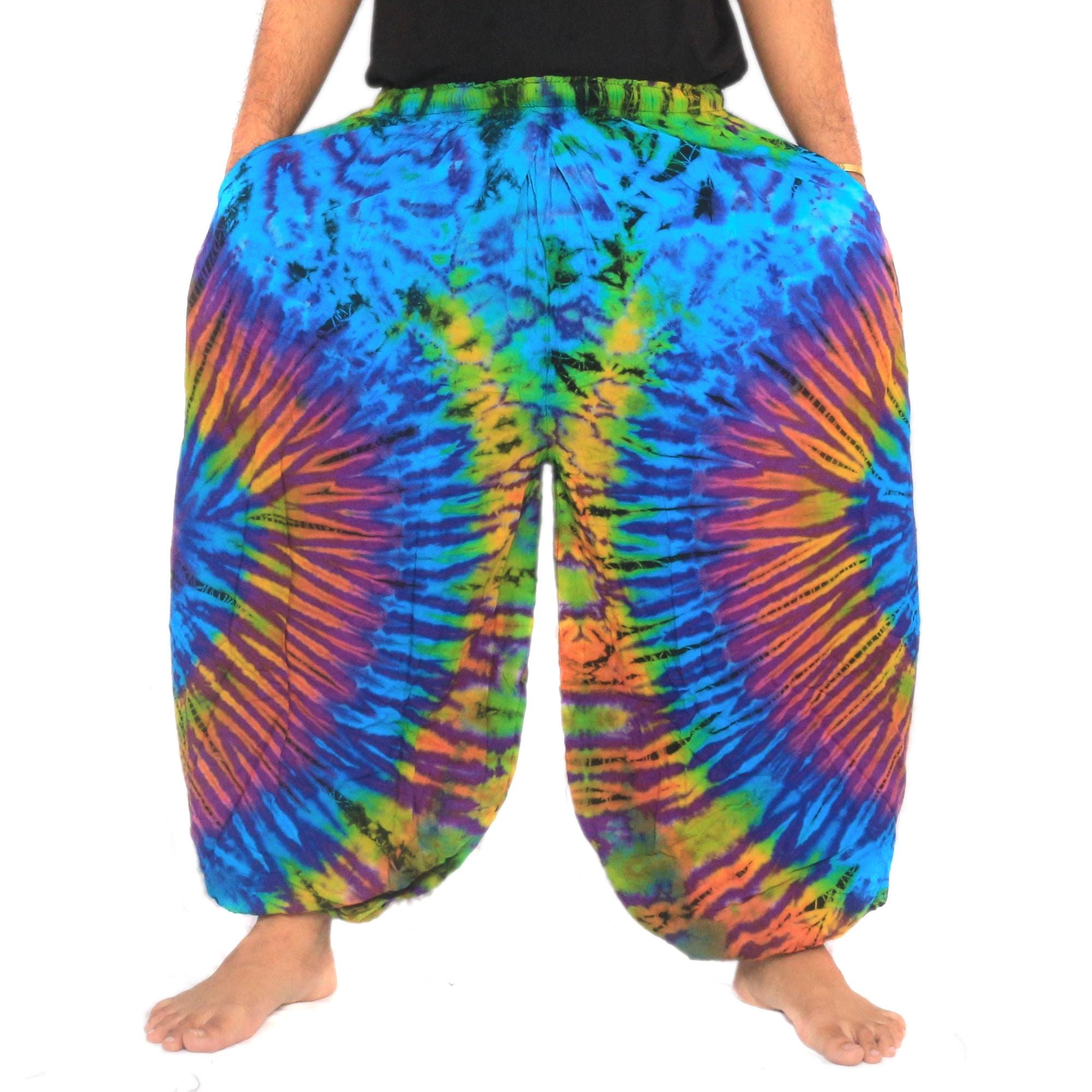 Balloon Harem Pants Rayon Tie Dye - Etsy