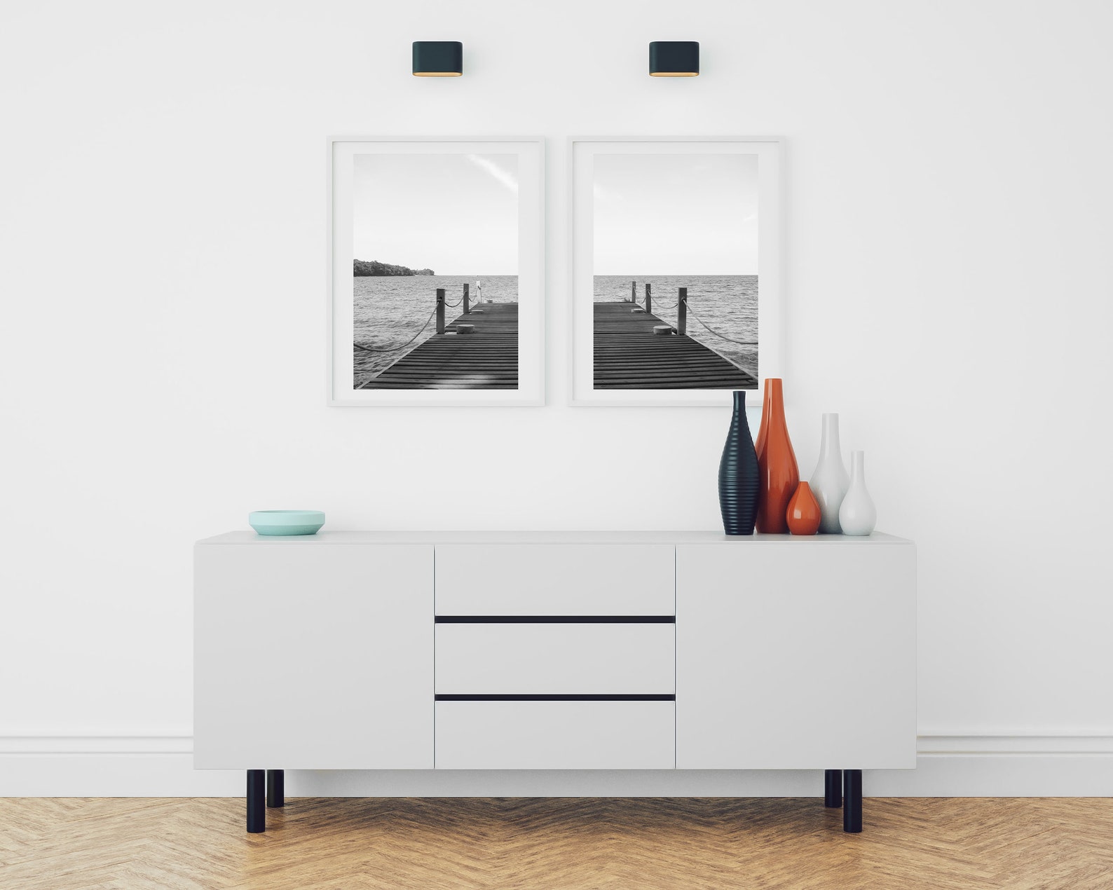 Sea Wall Art, Dock Print, Ocean Print, Beach Decor, Printable Wall Art ...