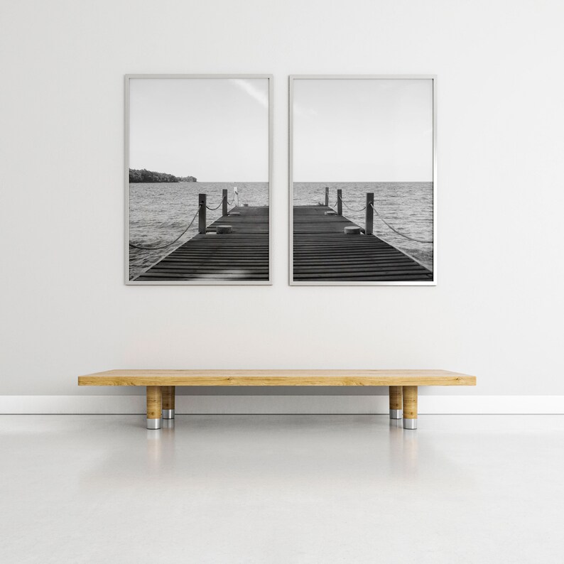 Sea Wall Art, Dock Print, Ocean Print, Beach Decor, Printable Wall Art ...