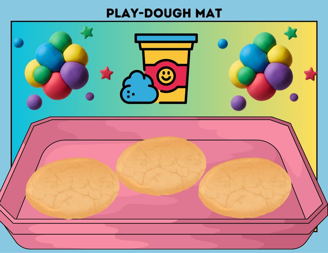 Playdough Mat for Toddlers - Etsy